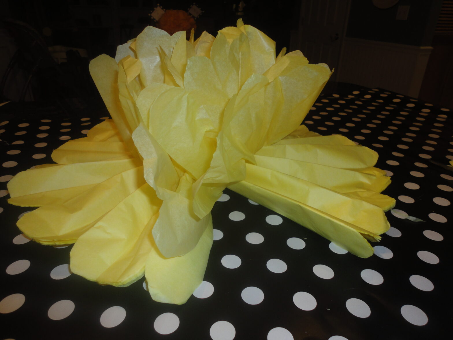 Tissue Paper Flower Tutorial