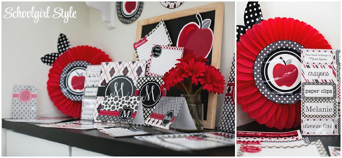 Modern Apple: Black + Red Classroom Theme