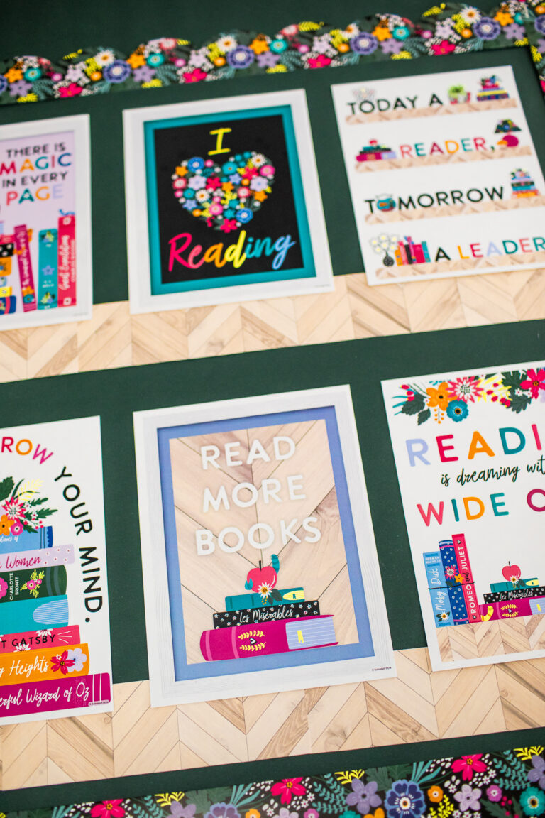 Reading and Library classroom decor for 2024